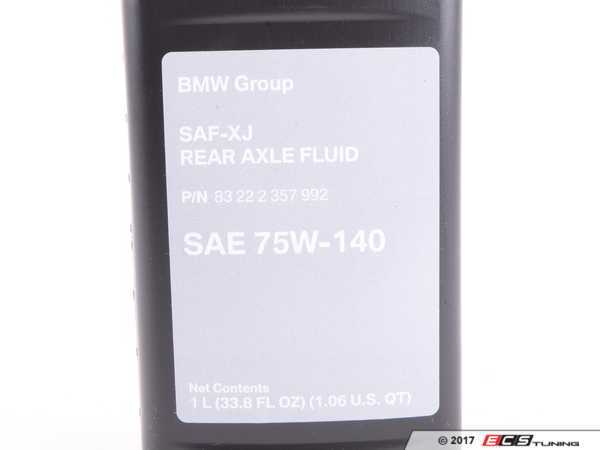 Genuine BMW - 83222357992 - 75w140 Saf-Xj - 1 liter (83-22-2-357-992)