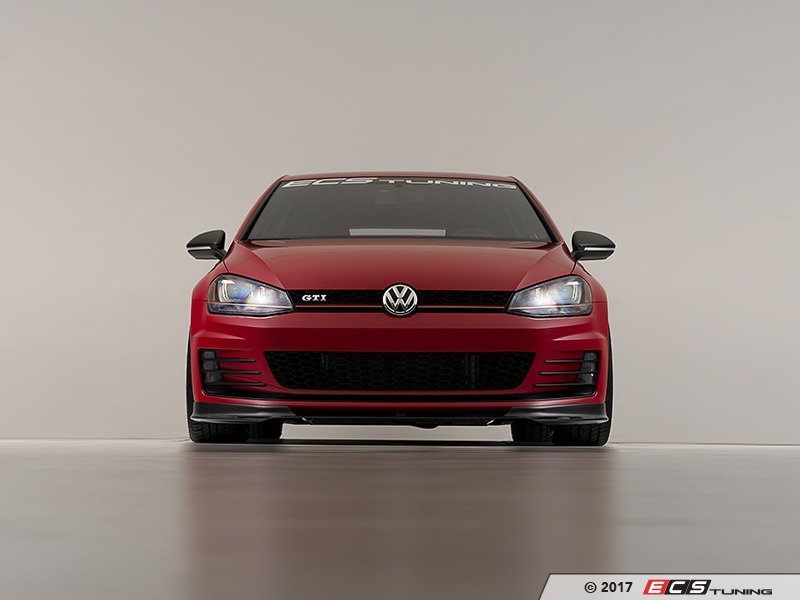 ECS - 024105ecs01KT - ECS Tuning MK7 GTI Carbon Fiber Front Lip Spoiler
