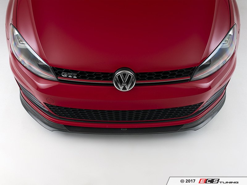 ECS - 024105ecs01KT - ECS Tuning MK7 GTI Carbon Fiber Front Lip Spoiler