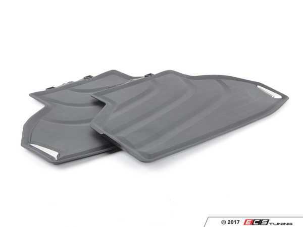 Genuine BMW - 51472458441 - Rear All Weather Rubber Floor Mats - black ...