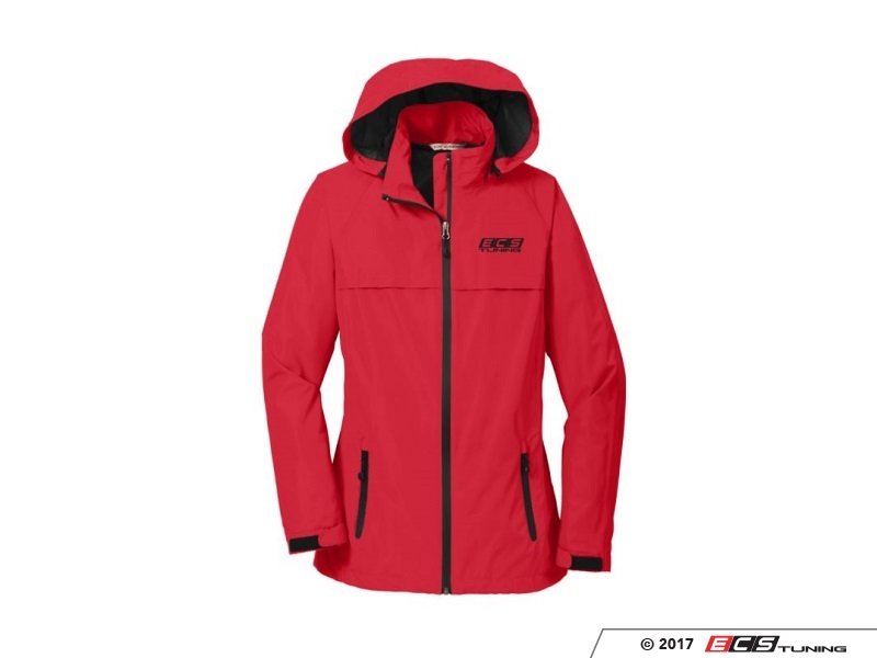ECS - 6060162 - Red ECS Ladies Waterproof Jacket - Medium