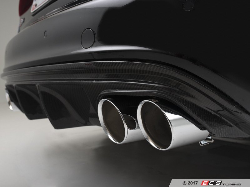ECS - 021532ECS01A - Carbon Fiber Rear Diffuser - Audi B8 A4/S4 Pre ...