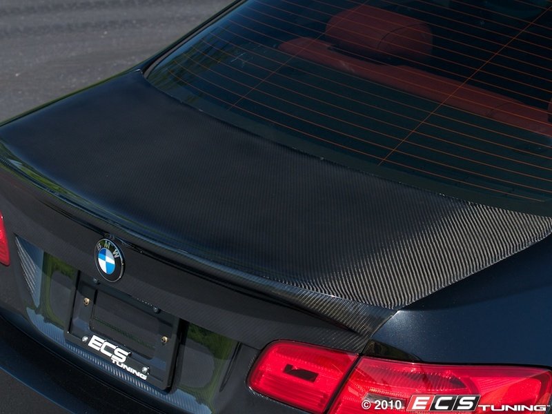 ECS - CSLE92TRKKT - CSL Style Carbon Fiber Trunk Lid - E92 Coupe
