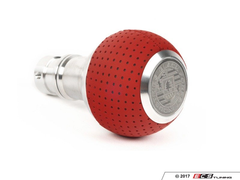 Black Forest Industries - GS2DGRC - BFI Heavy Weight Shift Knob - Rosso Centaurus Leather
