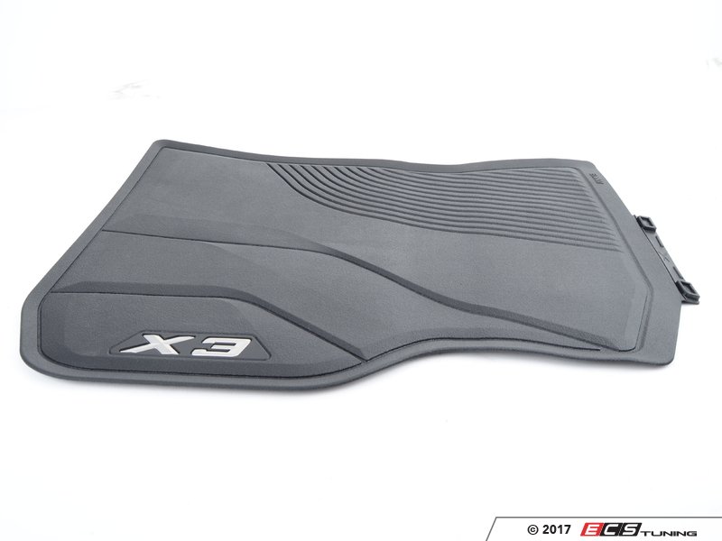 Genuine BMW - 51472450511 - Black All Weather Rubber Floor Mats - Front ...