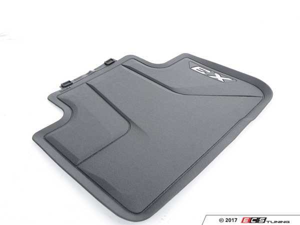 Genuine BMW - 51472450512 - Black All Weather Rubber Floor Mats - Rear ...