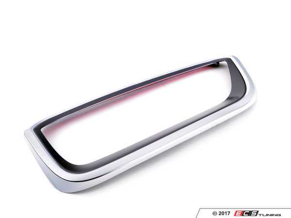 Genuine BMW - 51137352701 - Front Grill - Left - Gray (51-13-7-352-701)