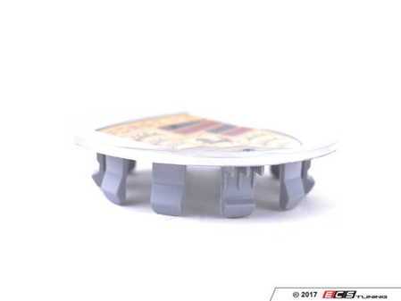Genuine Porsche - 00004460601 - Silver Center Cap With Full Color ...