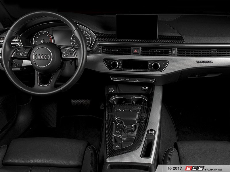 ECS - 022566ecs01KT - Carbon Fiber Center Console Overlay