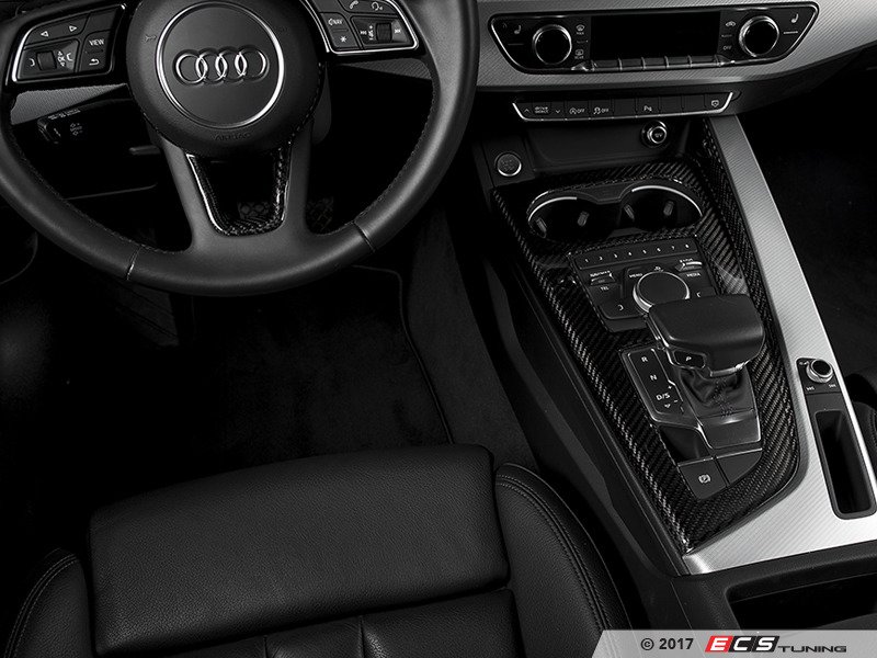 ECS - 022566ecs01KT - Carbon Fiber Center Console Overlay