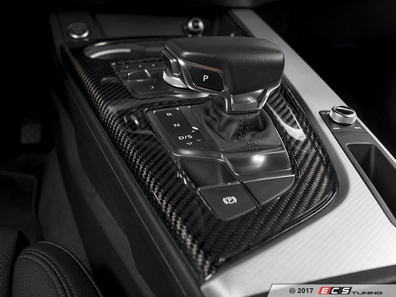 ECS - 022566ecs01KT - Carbon Fiber Center Console Overlay