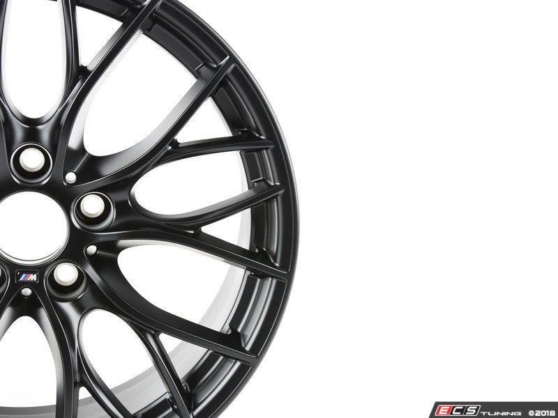 Genuine BMW - 36116865157 - 18" Double Spoke Style 405 Matte Black ...