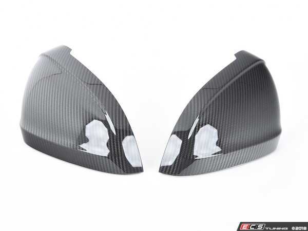 Genuine Volkswagen Audi - 8W0072530A3Q0 - Carbon Fiber Mirror Cover Set ...