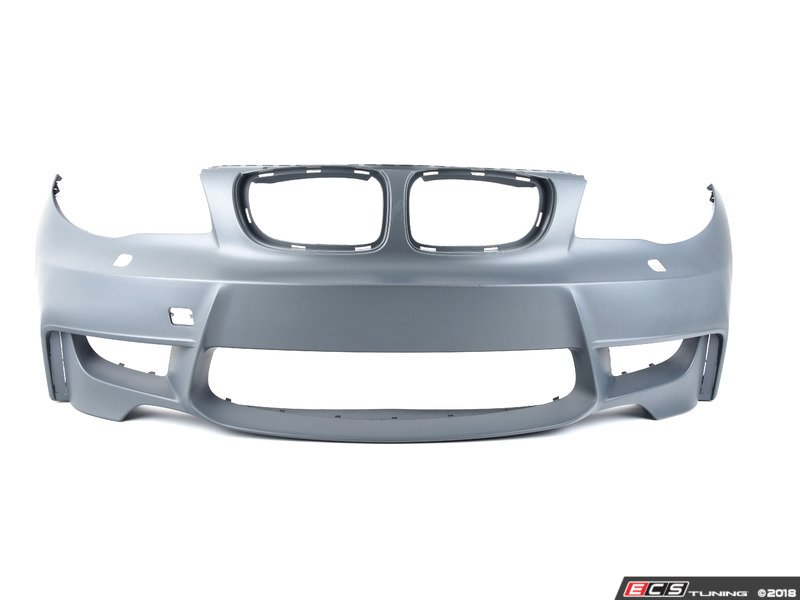 ECS - 022018ecs02p - BMW E82 1M Style Front Bumper With Airduct