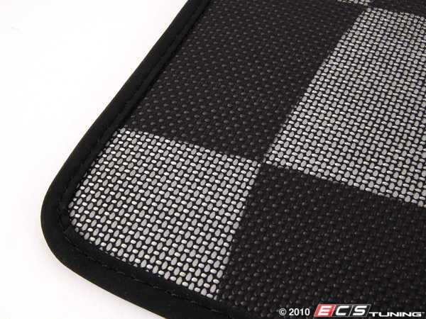 Genuine MINI - 51470403371 - John Cooper Works Checkered Floor Mats ...