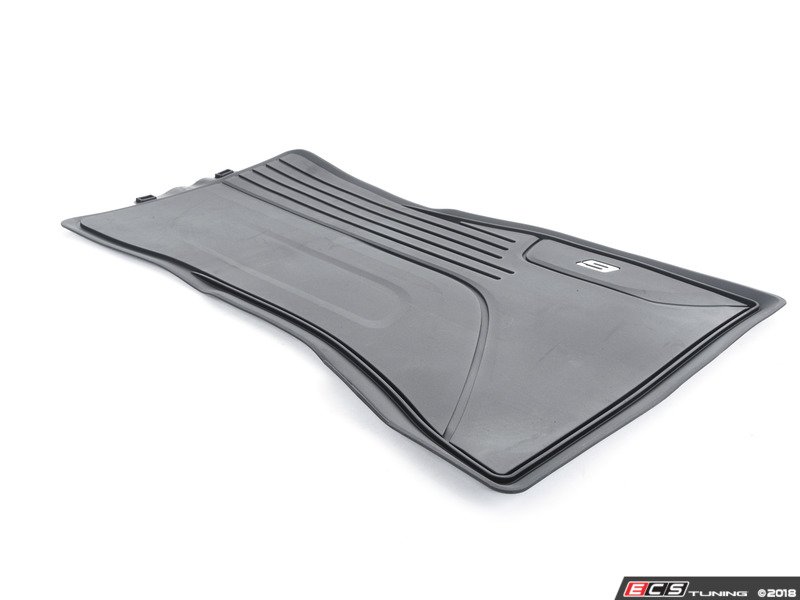 Genuine BMW - 51472446289 - Black All Weather Rubber Floor Mats - Front ...