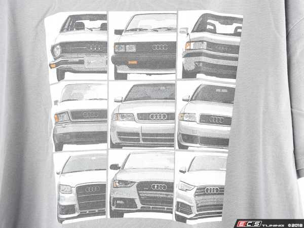 Genuine Volkswagen Audi - ACM3011GRY2X - Audi B Evolution T-Shirt - 2X ...