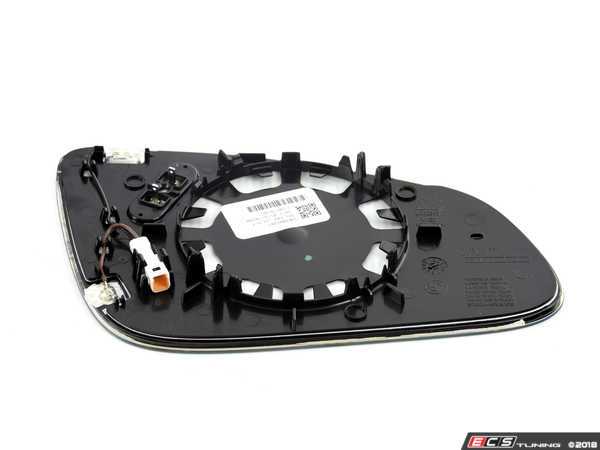 Genuine BMW - 51168059569 - MIRROR GLAS HEATED PLANE LEF (51-16-8-059-569)