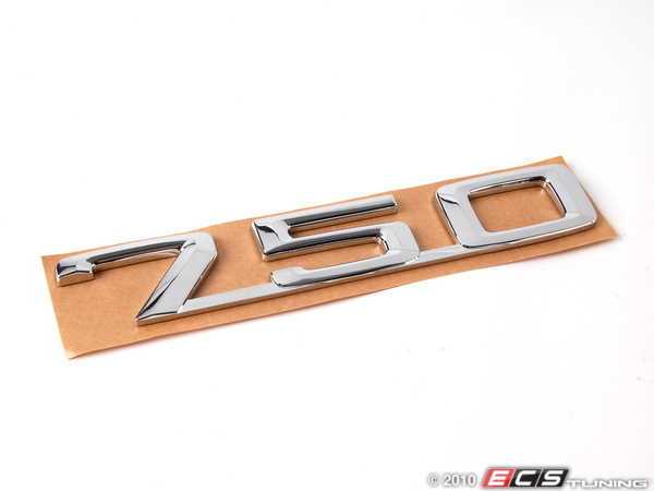 Genuine BMW - 51141969466 - 8-EMBLEM 750 (51-14-1-969-466)