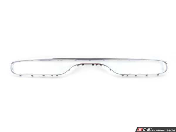 Genuine MINI - 51127365073 - Bumper Frame Trim - Chrome (51-12-7-365-073)