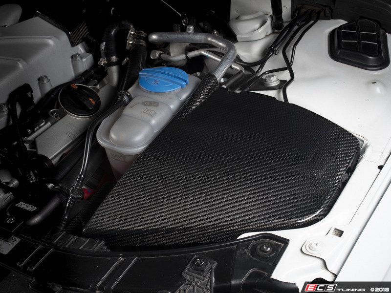 ECS - 023149ecs02KT - Audi B8/B8.5 S4/S5 Carbon Fiber Left Side Engine ...