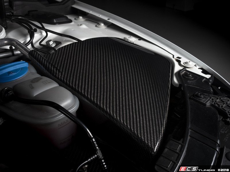 ECS - 023149ecs02KT - Audi B8/B8.5 S4/S5 Carbon Fiber Left Side Engine ...