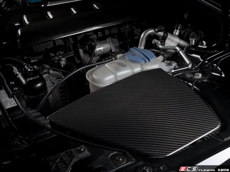 ECS - 022738ecs02KT - Audi B8/B8.5 A4 Carbon Fiber Left Side Engine Bay ...