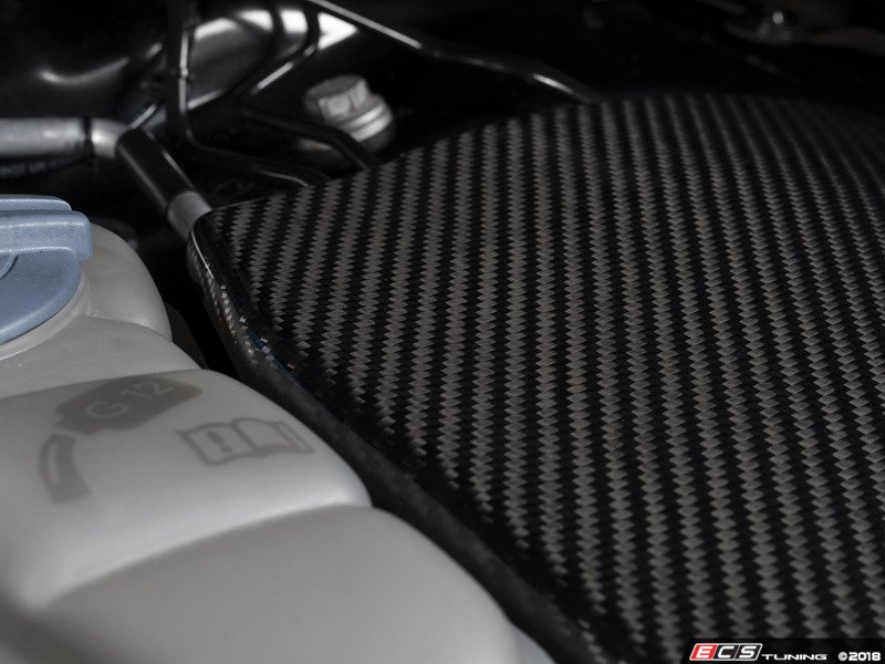 ECS - 022738ecs02KT - Audi B8/B8.5 A4 Carbon Fiber Left Side Engine Bay ...
