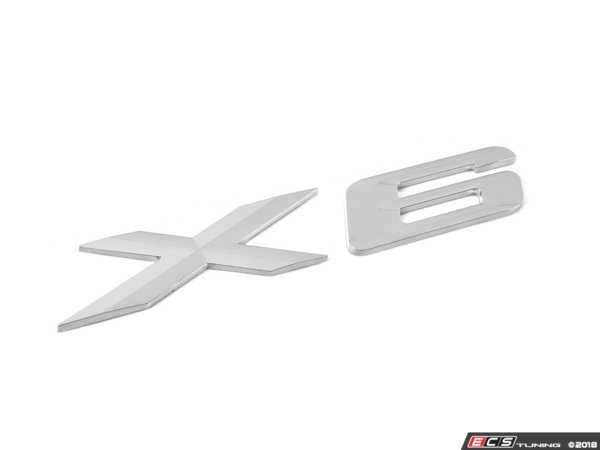 Genuine BMW - 51147196556 - E71 Model Emblem - X6 (51-14-7-196-556)