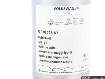 Genuine Volkswagen Audi - G070726A2 - Manual Transmission Fluid - 1 ...
