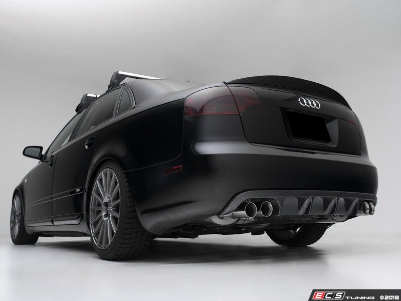 ECS - 004071ECS01 - Carbon Fiber Rear Diffuser - Audi B7 A4/S4