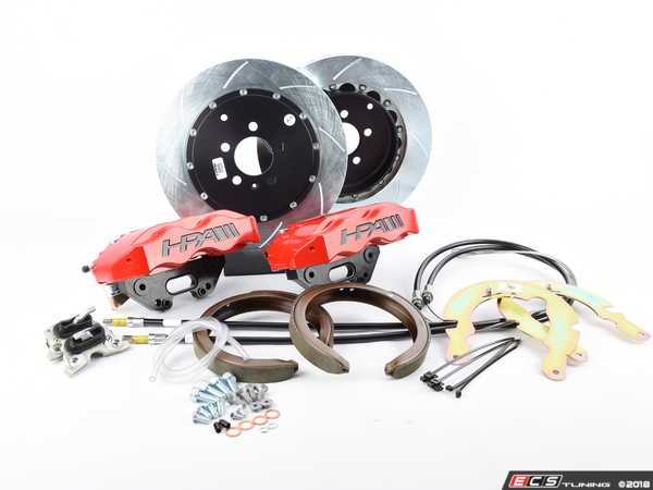 HPA Motorsports - HVA-213-RED - HPA Rear Big Brake Kit - Slotted Rotors ...