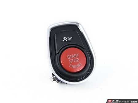 Genuine BMW - 61318076620 - Red Start/Stop Switch (61-31-8-076-620)