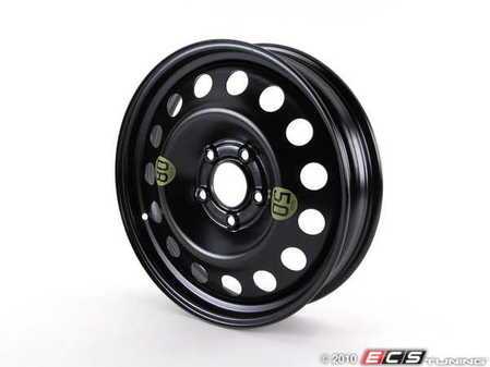 Genuine BMW - 36116758778 - Black Steel Emergency Wheel (36-11-6-758-778)