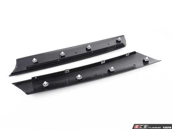 Genuine MINI - 51137128157KT - A - Pillar Black Trim Cover - Set Of 2 ...