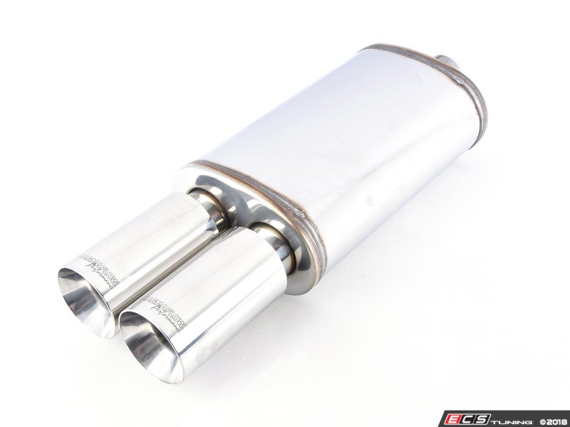 Magnaflow - 14816 - Universal Muffler with Tips - Street Series; Piping ...