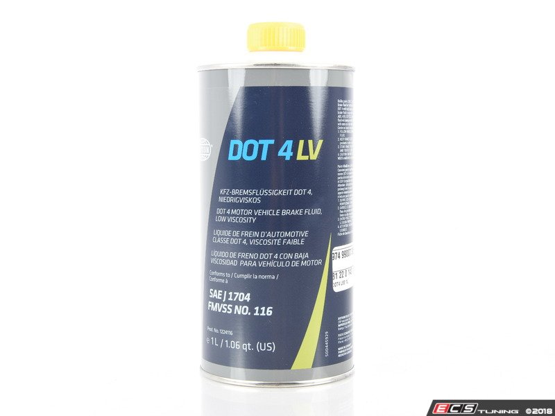 Pentosin - 1224116 - DOT 4 Low Viscosity Brake Fluid - 1 Liter