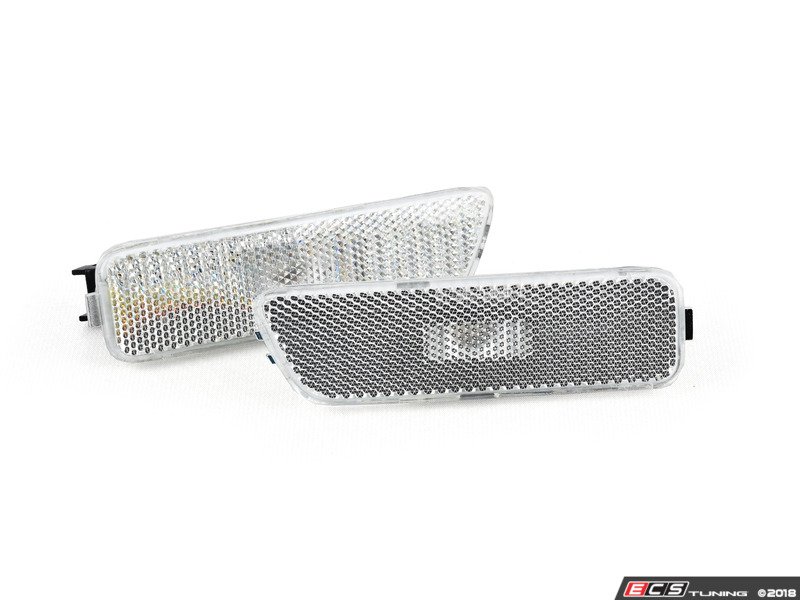 ZiZa - 341-1404PTU-VC - Rough Style Bumper Side Marker Set - Clear