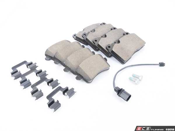 Genuine Volkswagen Audi - 8R0698151JKT2 - Front & Rear Brake Pad Kit ...