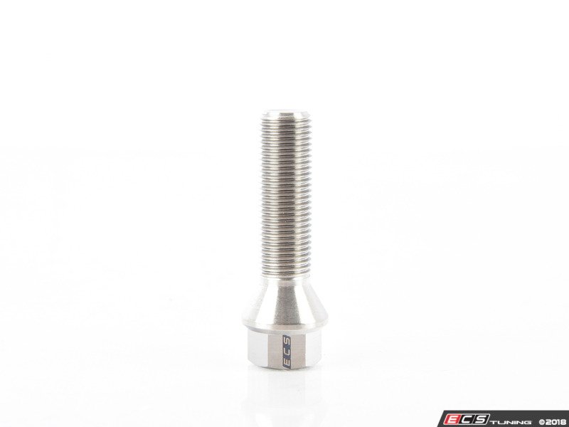 ECS - 025384ECS03-04 - Titanium Conical Seat Wheel Bolt - 14x1.5x45mm ...