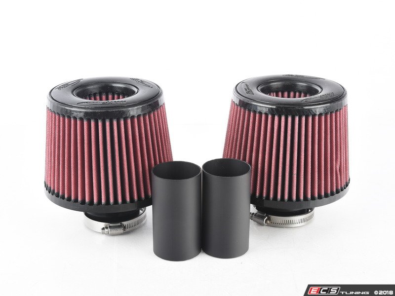 Burger Motorsports - BMS-N54-DCI-R - Performance Dual Cone Intake - Red