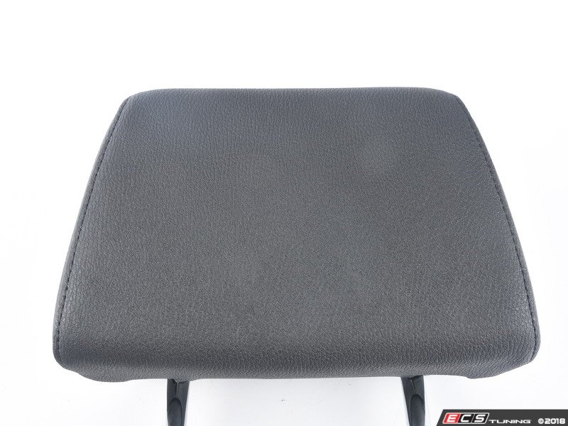 Genuine BMW - 52107255871 - Leather Headrest - Black (52-10-7-255-871)