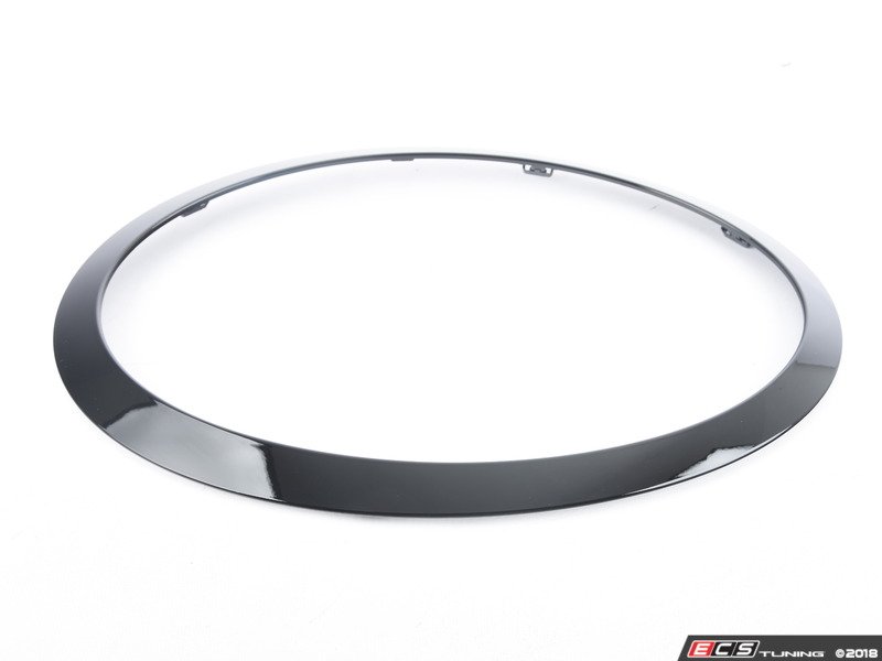 Genuine MINI - 51137449209 - Headlight Trim Ring Jet Black - Left (51 ...