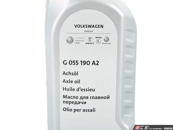 Genuine Volkswagen Audi - G055190A2 - Axle Oil - 1 Liter (G 055 190 A2)