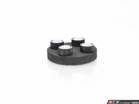 Genuine MINI - 36110429653 - MINI Wings Logo Valve Stem Black Caps Set ...