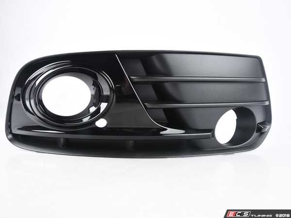 Genuine Volkswagen Audi - 8R0807682TBMT - Fog Light Grille - Satin ...