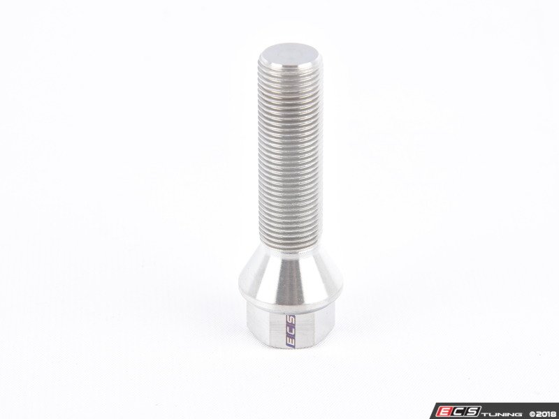 ECS - 025384ECS05-04 - Titanium Conical Seat Wheel Bolt - 14x1.25x45mm ...