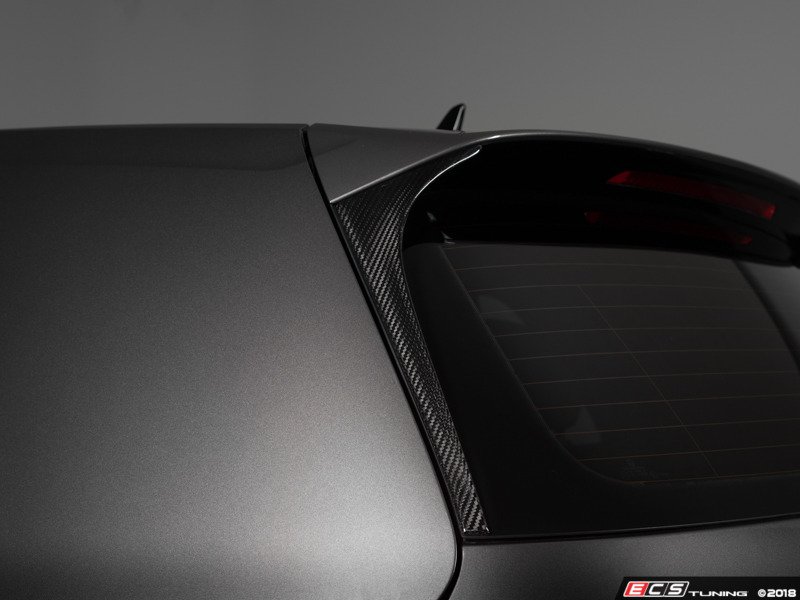 ECS - 023337ECS01 - Carbon Fiber Hatch Spoiler Side Blades - Set