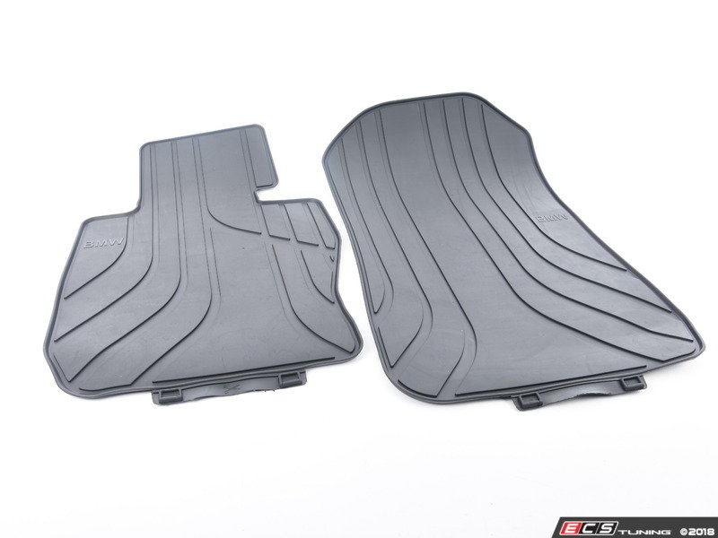 Genuine BMW - 51472311000 - Front All Weather Floor Mats - Black (51-47 ...