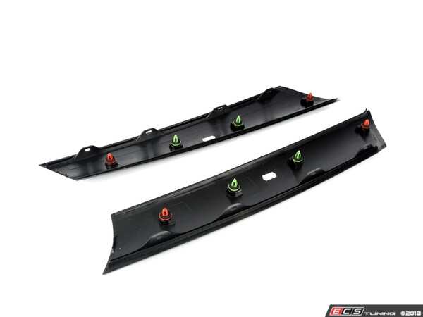 Genuine MINI - 51137272583KT - A - Pillar Black Trim Cover - Set Of 2 ...